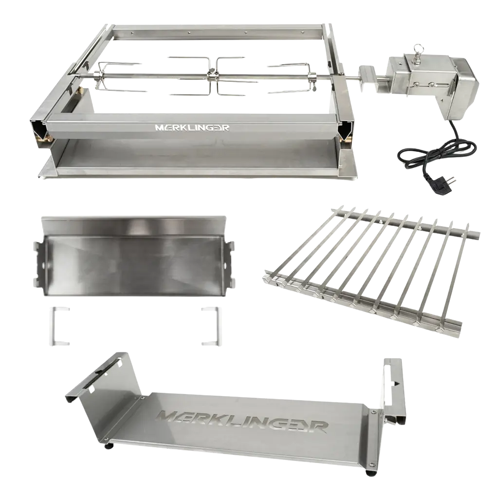 Merklinger Rotisserie-Komplettset – Perfektes Grillzubehör für ...
